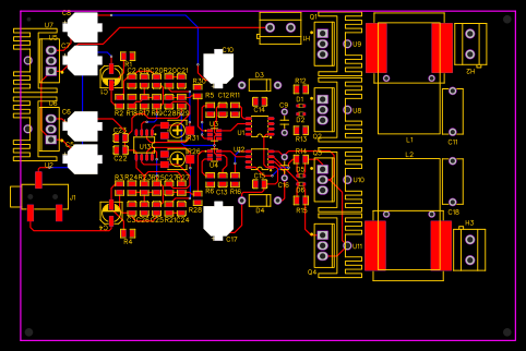 Class D Amp v2 - EasyEDA open source hardware lab