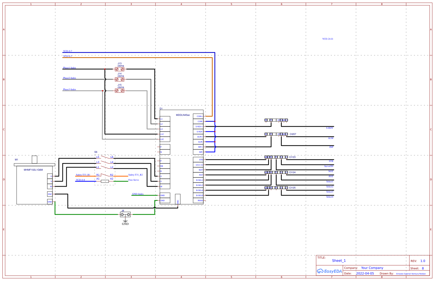 Tablero Electrico - EasyEDA open source hardware lab