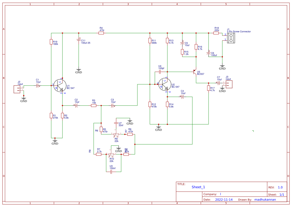 bass treble - OSHWLab