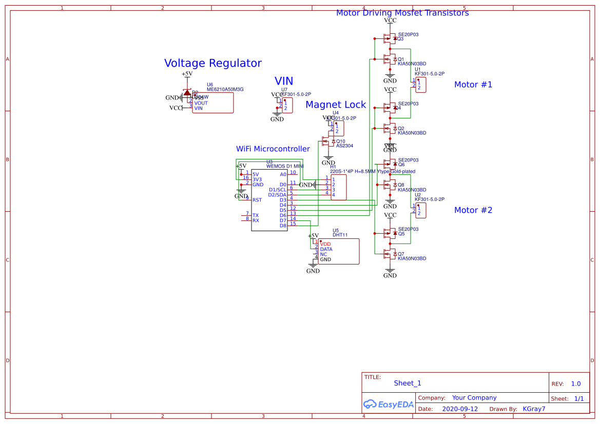 Driveway with Mosfets - EasyEDA open source hardware lab