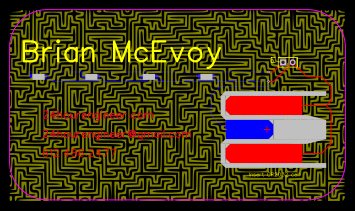 Business Card, Simple Color Changing - OSHWLab