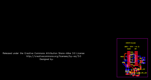 AS5311 Encoder Module, Rev 2 - OSHWLab