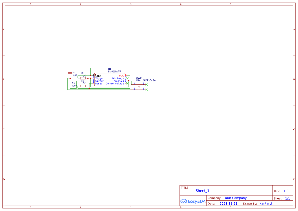 One Button Latch - EasyEDA open source hardware lab
