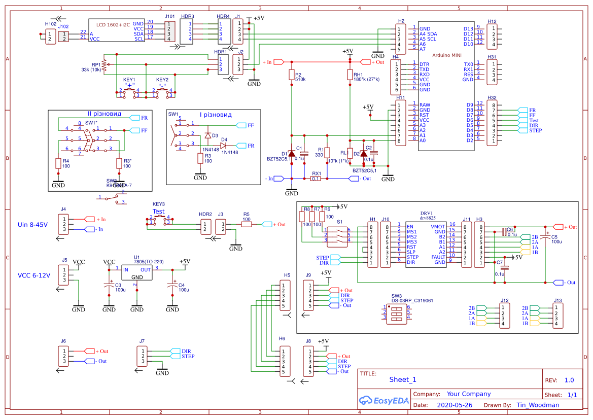 stepper motor tester (SMT) - OSHWLab