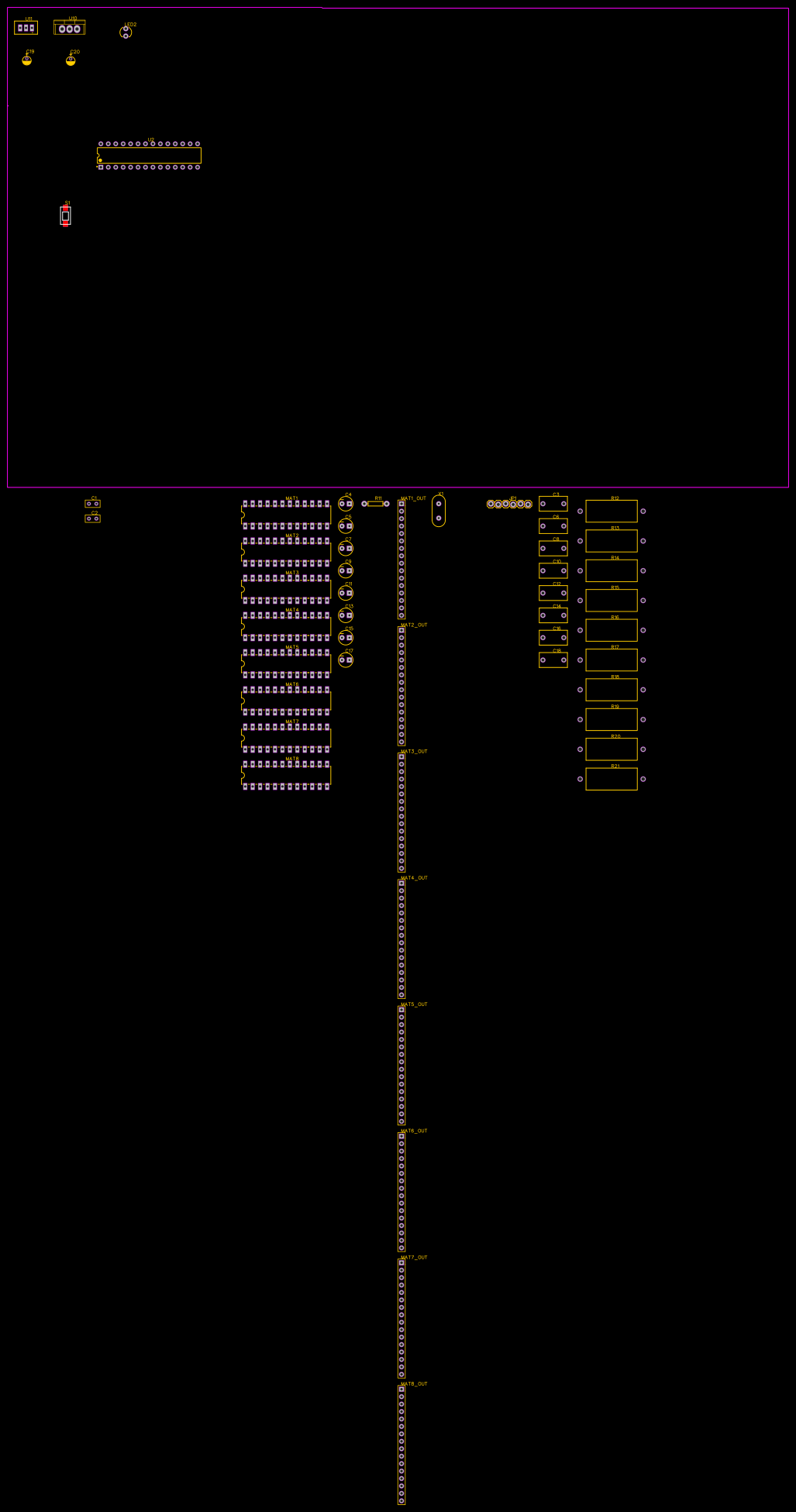Dot Matrix Display Card - EasyEDA open source hardware lab