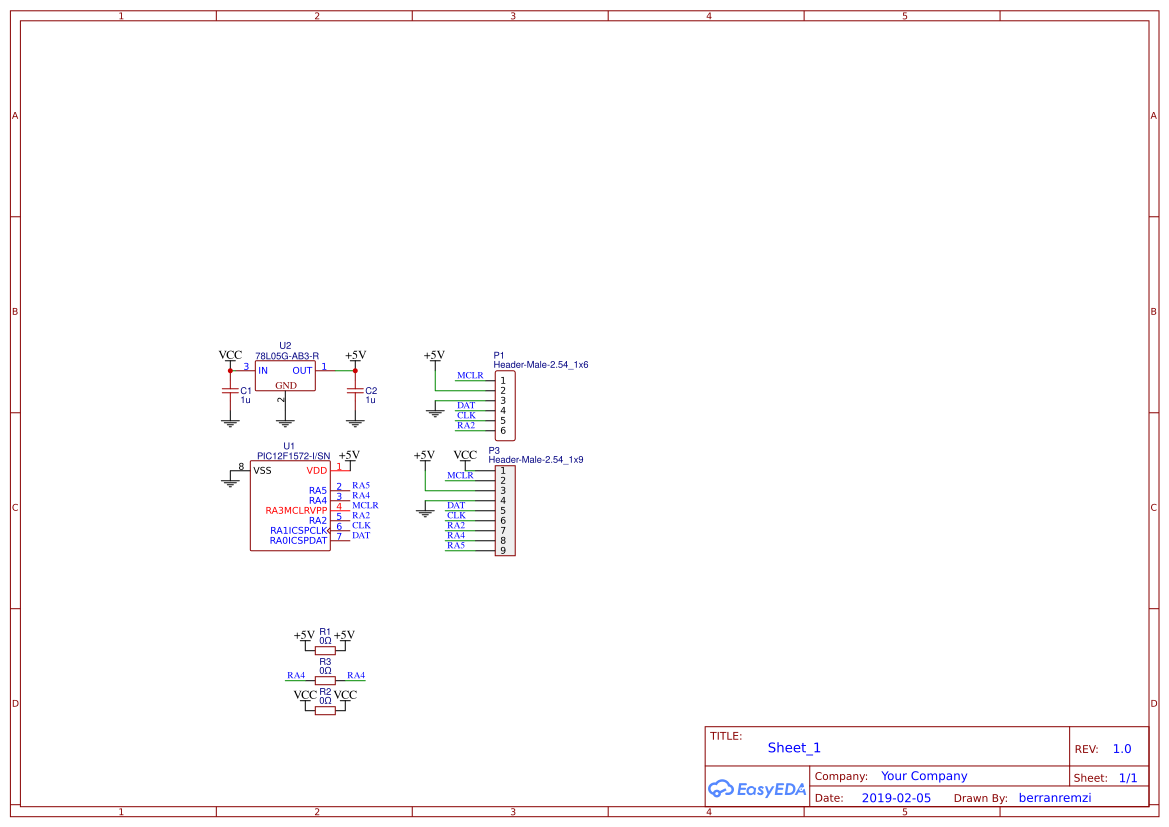 12F Mini Development Board - EasyEDA open source hardware lab