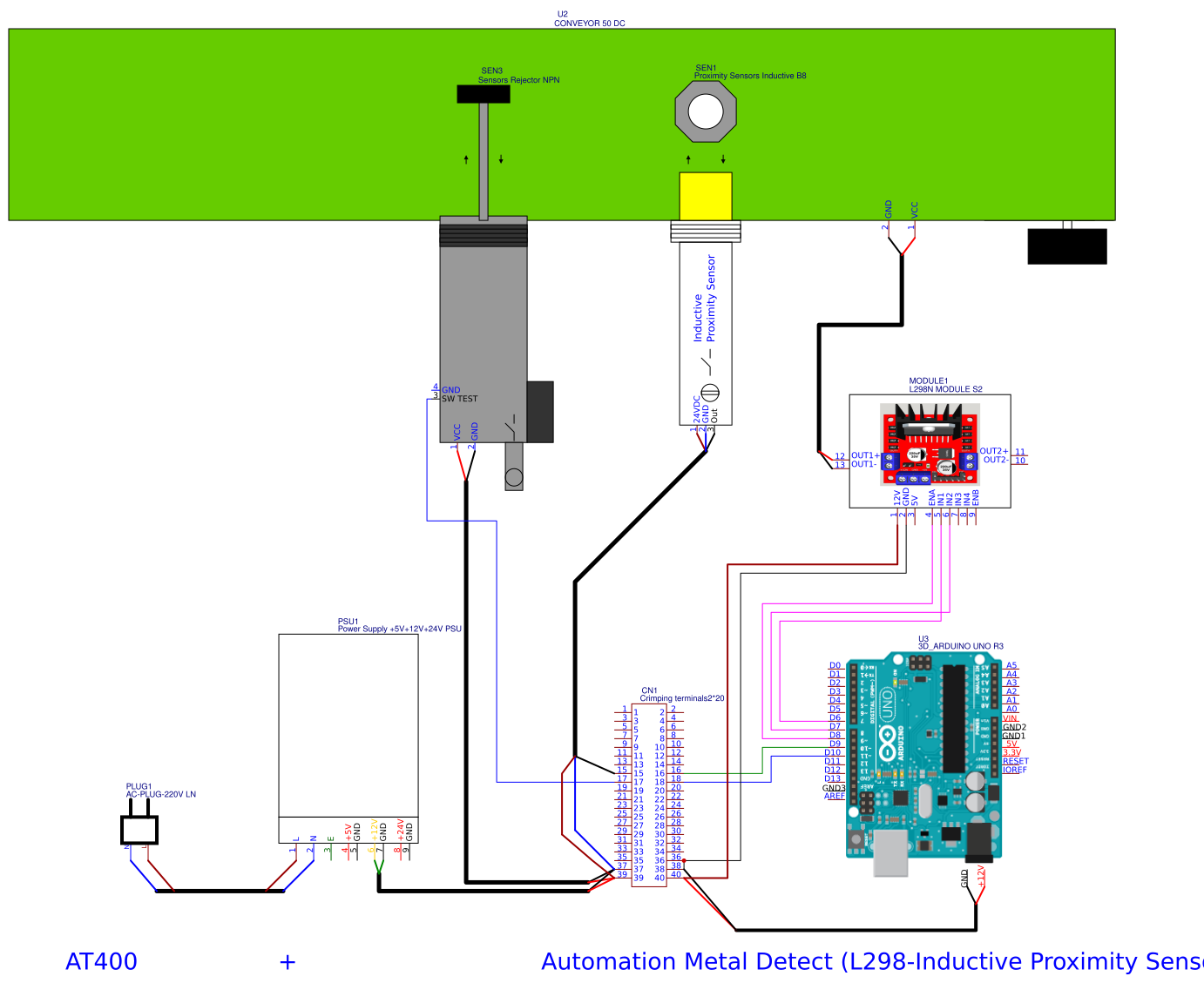 400 Automation Metal Detect - EasyEDA open source hardware lab