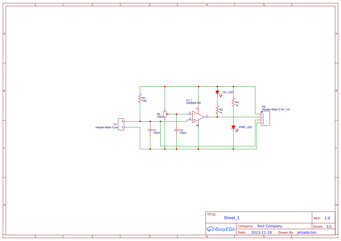 Soil Moisture Sensor Module - OSHWLab