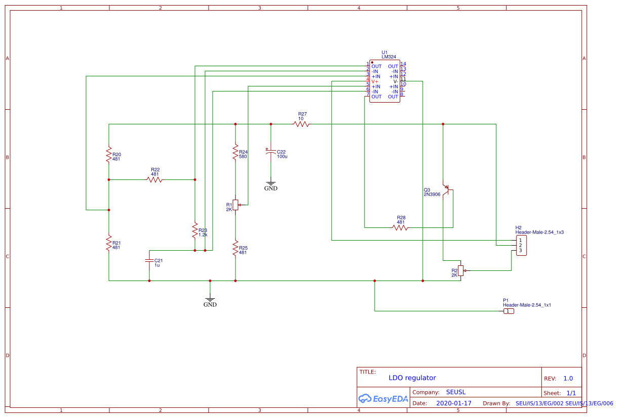 LDO regulator (3.3V) - OSHWLab