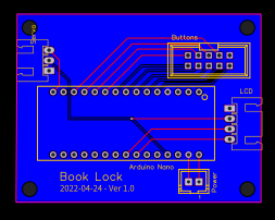 Mainboard PCB for Arduino Riddle Word Book Lock Box - OSHWLab