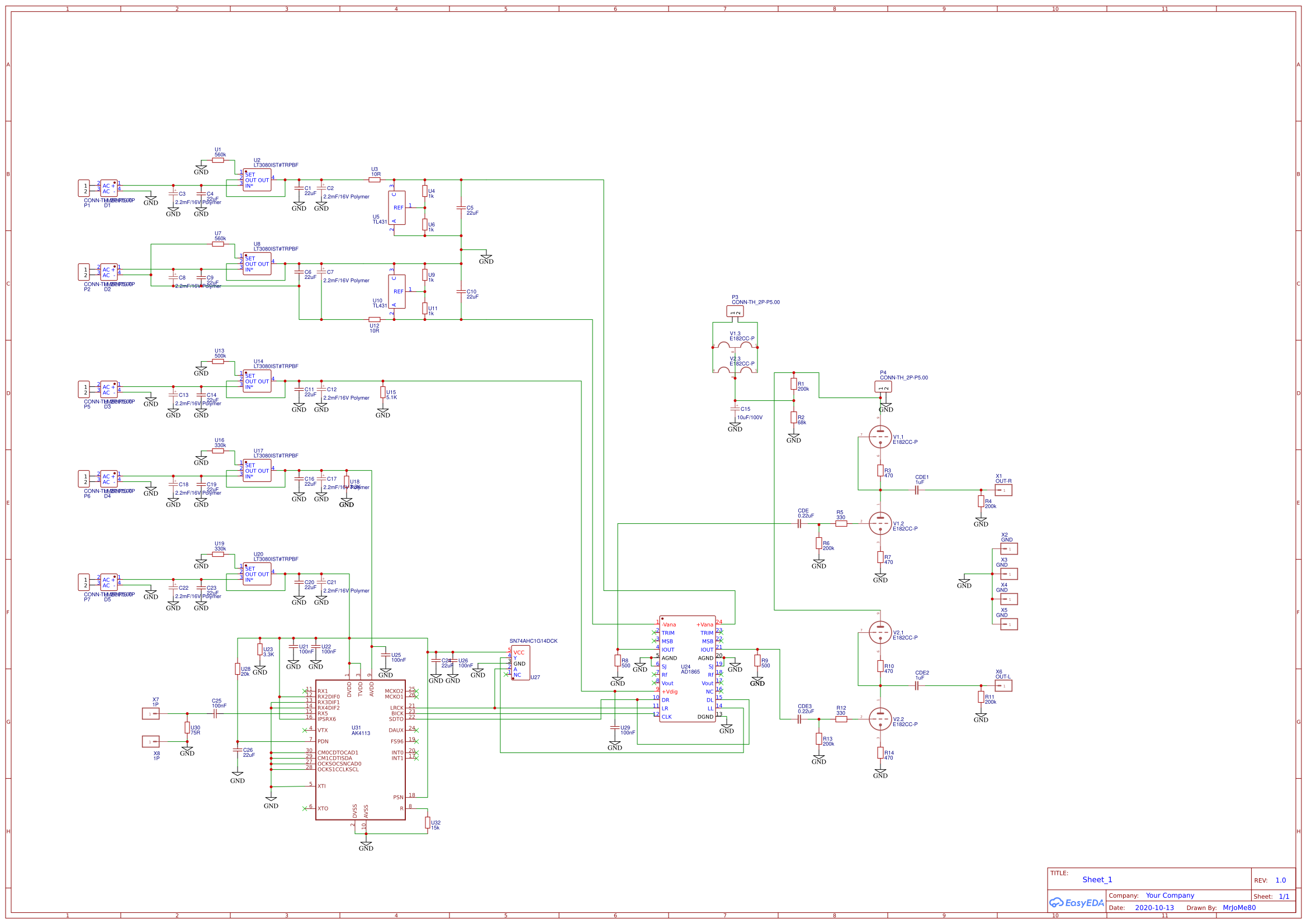 DAC_AK4113_AD1865 - EasyEDA open source hardware lab