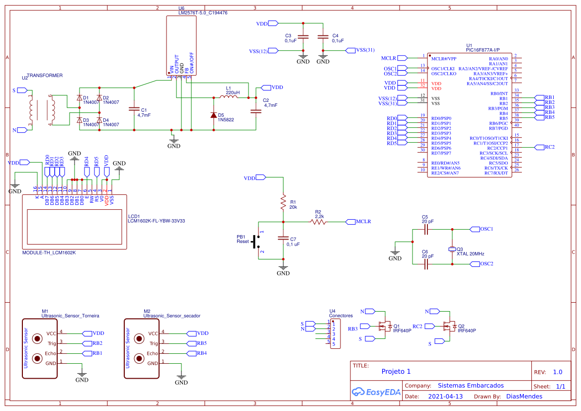 Projeto_Embarcados - EasyEDA open source hardware lab