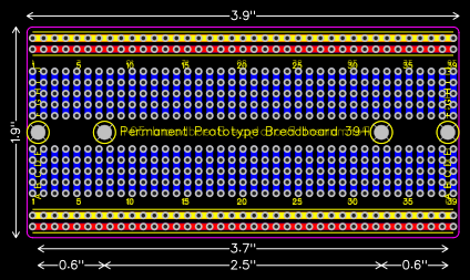 Solderable Breadboard PCBs - EasyEDA open source hardware lab