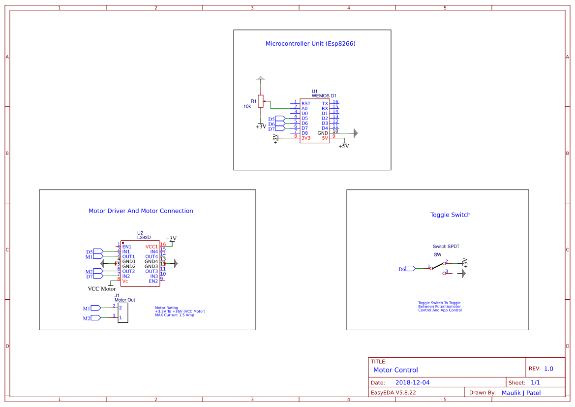 Motor Control - EasyEDA open source hardware lab