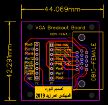 VGA Breakout board - EasyEDA open source hardware lab