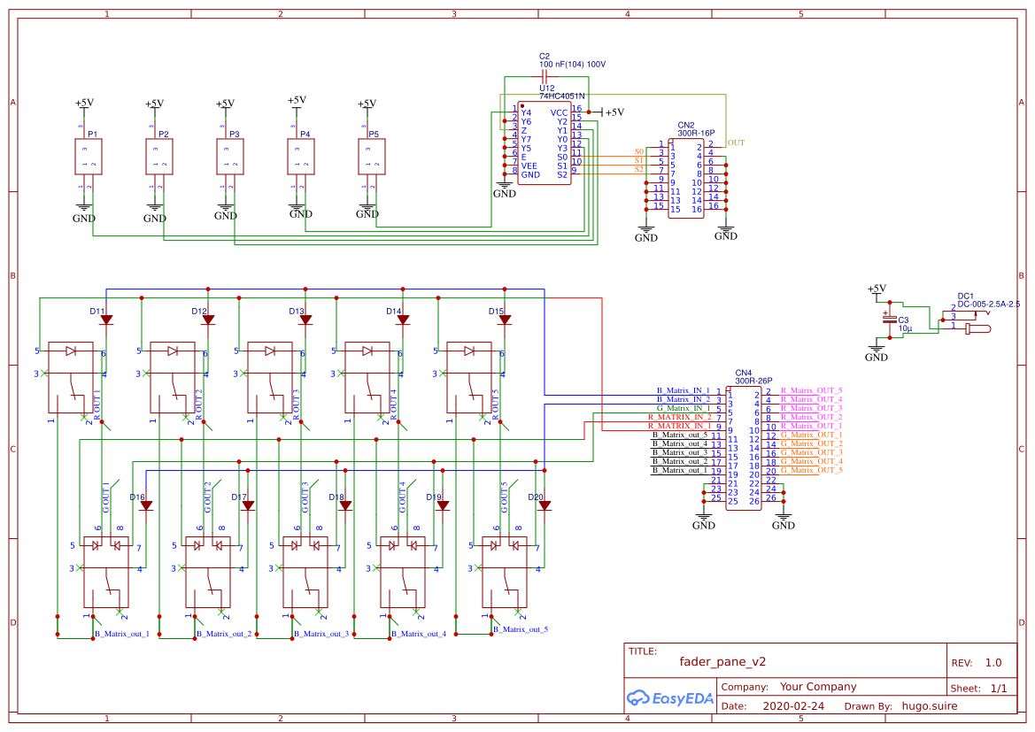 Fader Pane OLD version - EasyEDA open source hardware lab