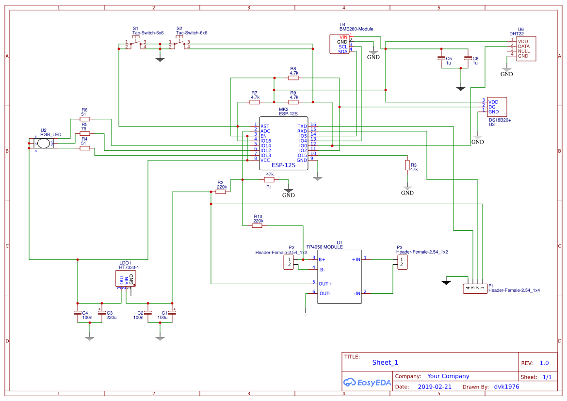 Datchik_v2 - Platform for creating and sharing projects - OSHWLab