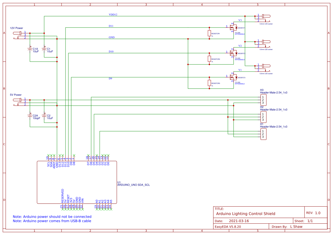Arduino_Shield_Lighting_Control - EasyEDA open source hardware lab