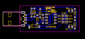 USB-ATTINY85 - OSHWLab