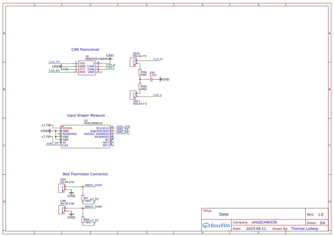ender bed breakout board - EasyEDA open source hardware lab