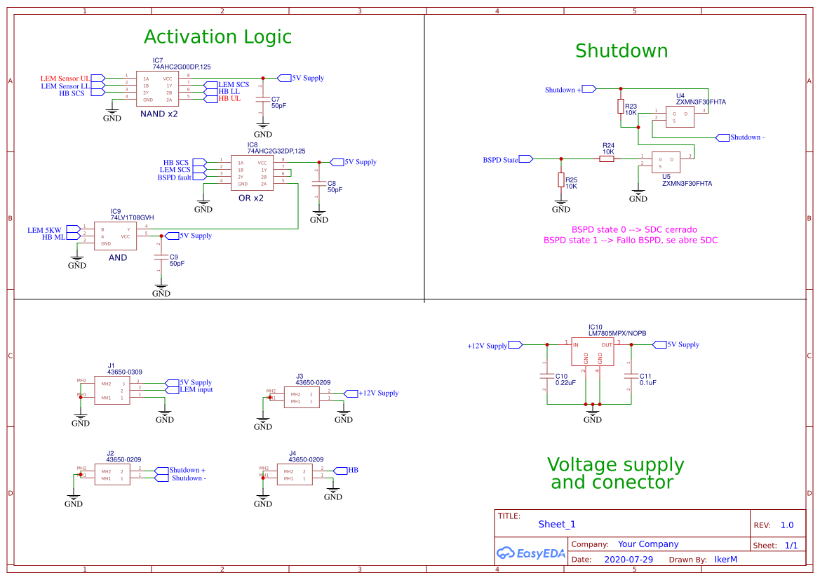 Shutdown BSPD - OSHWLab