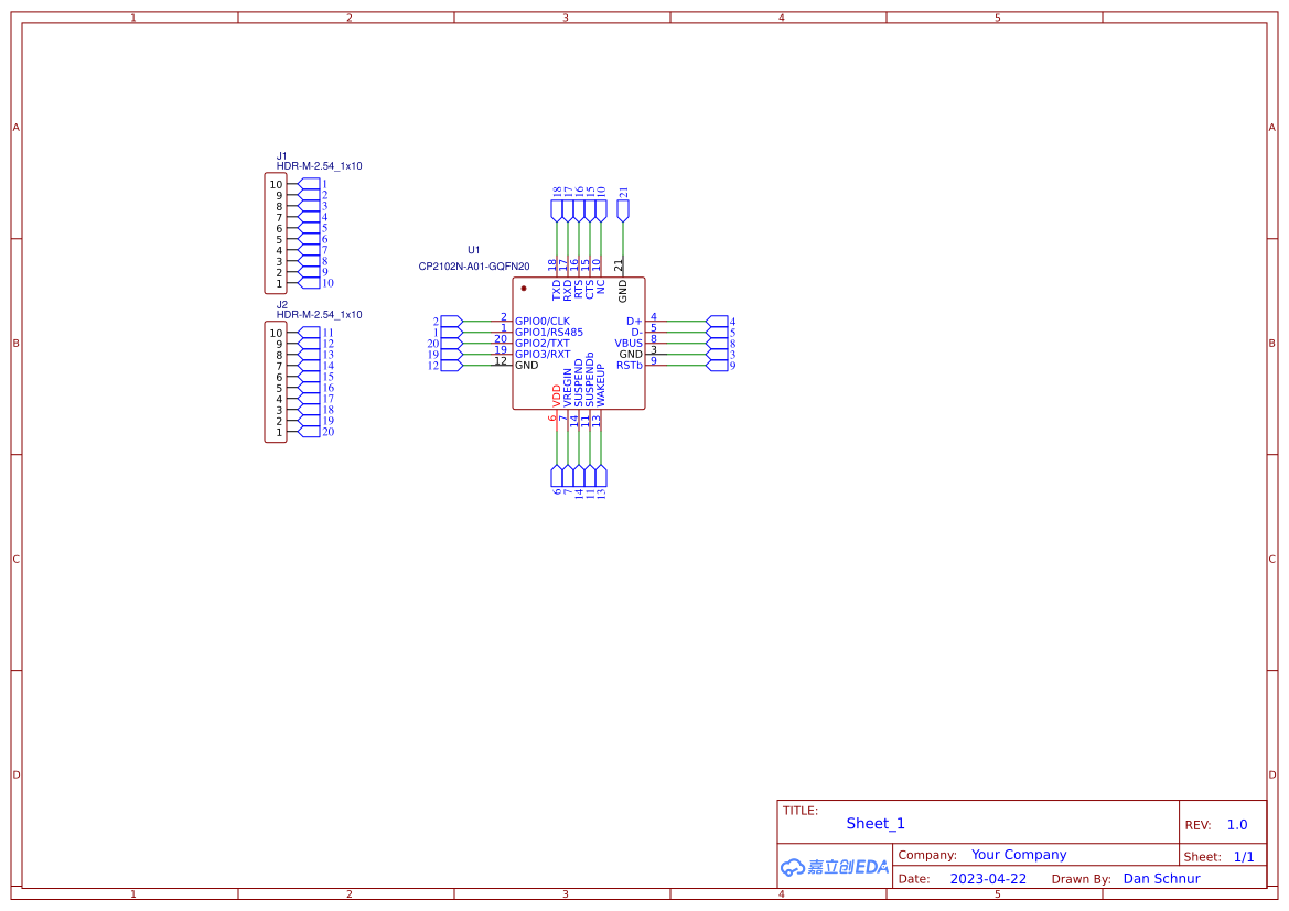QFN20-3x3-4.5mm-DIP24 - EasyEDA open source hardware lab