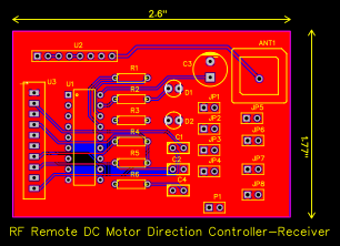 RF Remote DC Motor Direction Controller—Receiver - OSHWLab