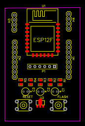 Breadboard friendly esp-12 board with DS3231_header_R2_SPA_header ...