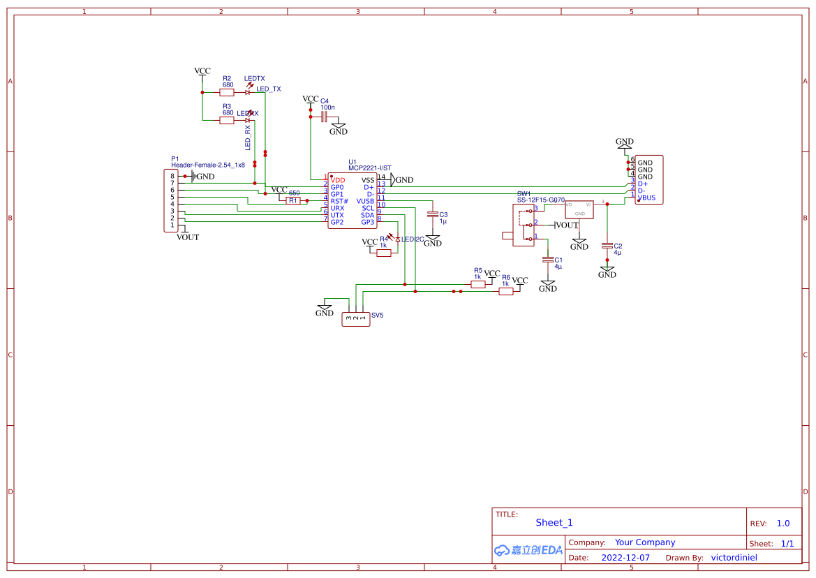 mcp2221_exercice_diniel - EasyEDA open source hardware lab