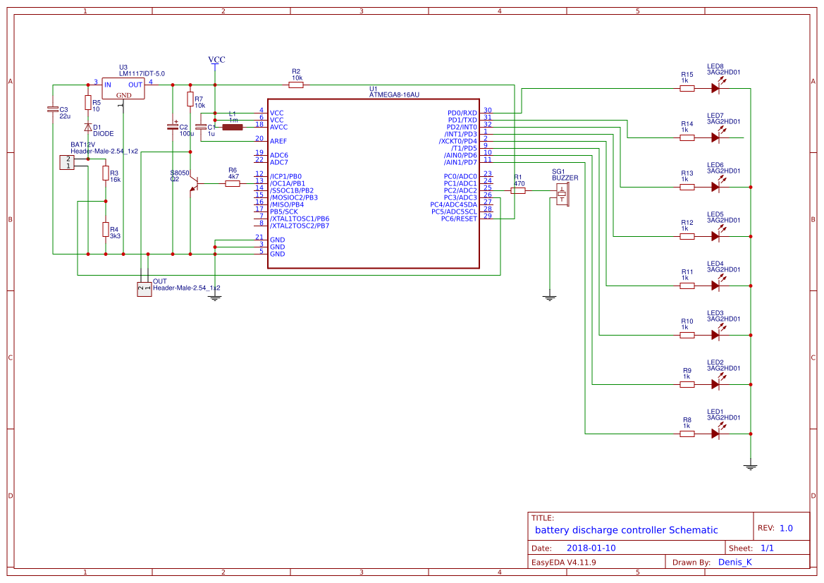 battery discharge controller - OSHWLab
