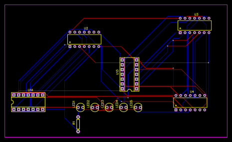 4 bit adder - OSHWLab