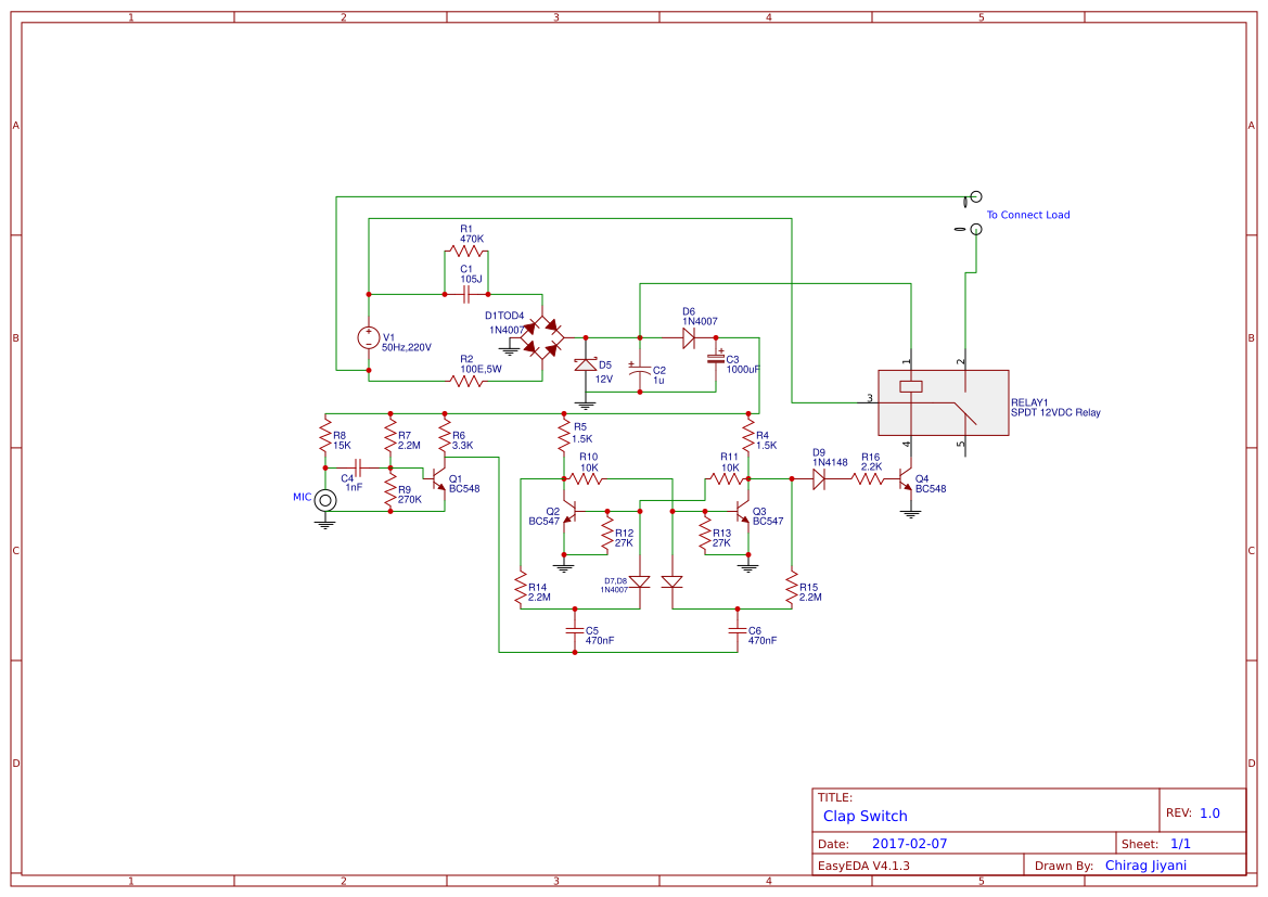 Clap Switch - OSHWLab