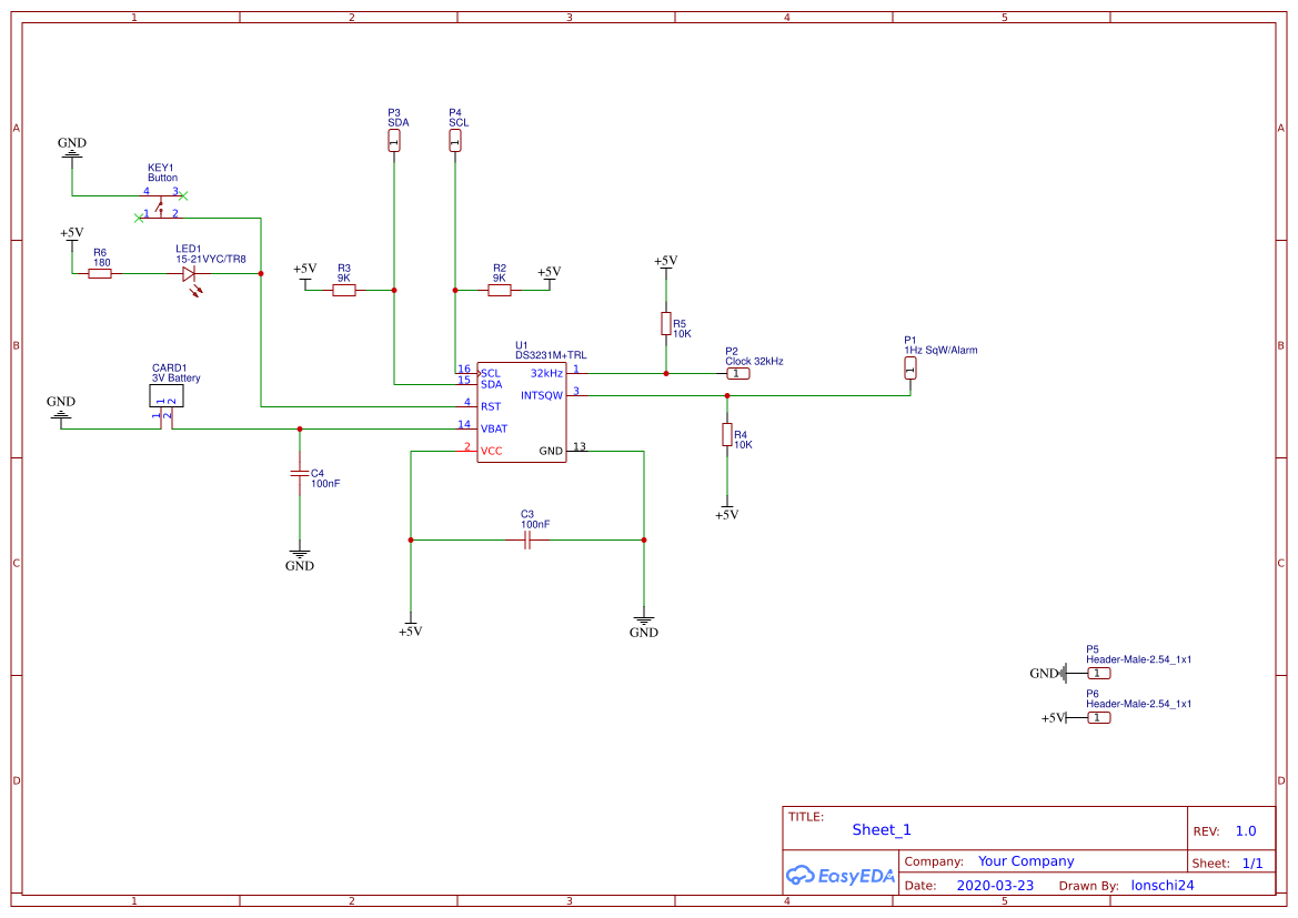 RTC Module - OSHWLab