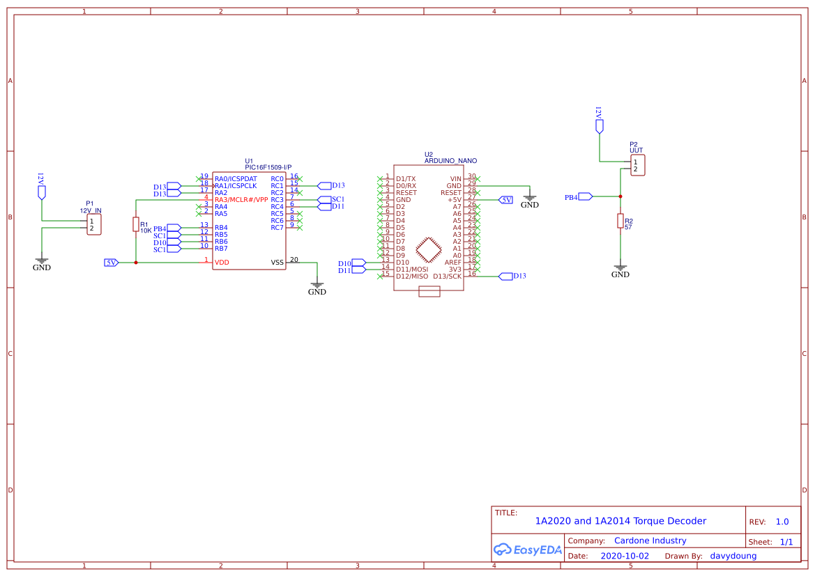 1A2014 and 1A2020 torque decoder - Platform for creating and sharing projects - OSHWLab