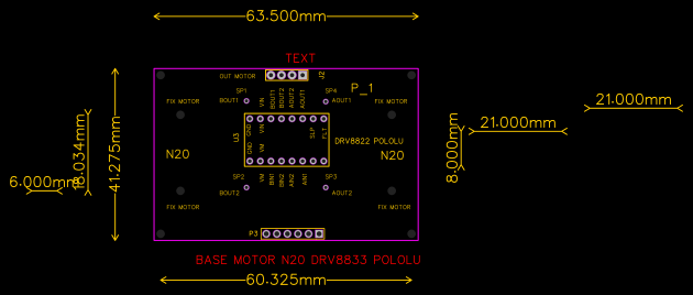 BASE MOTOR N20 DRV 8833 POLOLU - EasyEDA open source hardware lab
