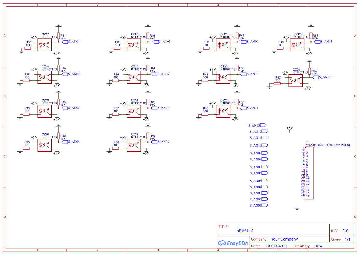 Line Follower_V4-seneor - EasyEDA open source hardware lab