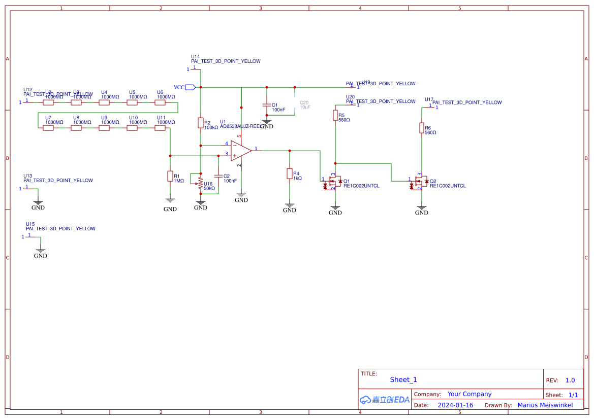 EPS3501 HV Sense Circuit - OSHWLab