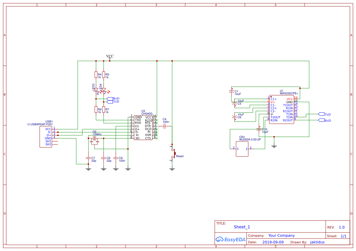 usb to uart - OSHWLab