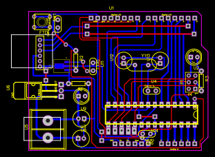 Arduino Pro Mini 328 - 5V/16MHz (Open hardware) - EasyEDA open source ...