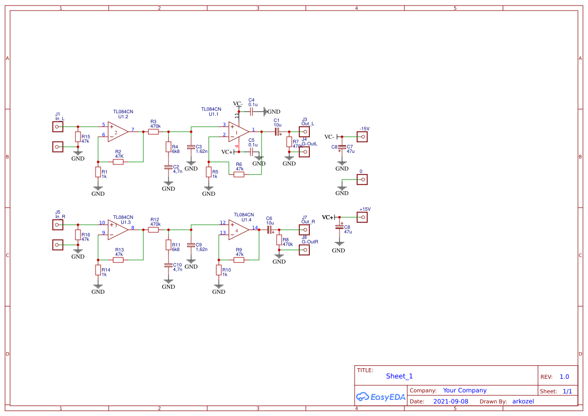 RIAA-TL084 - OSHWLab