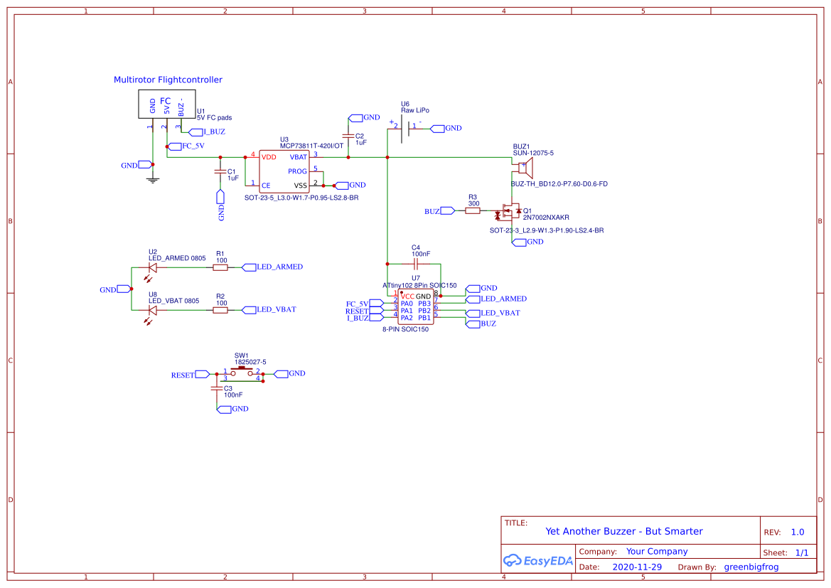 YABBS - FPV buzzer - OSHWLab