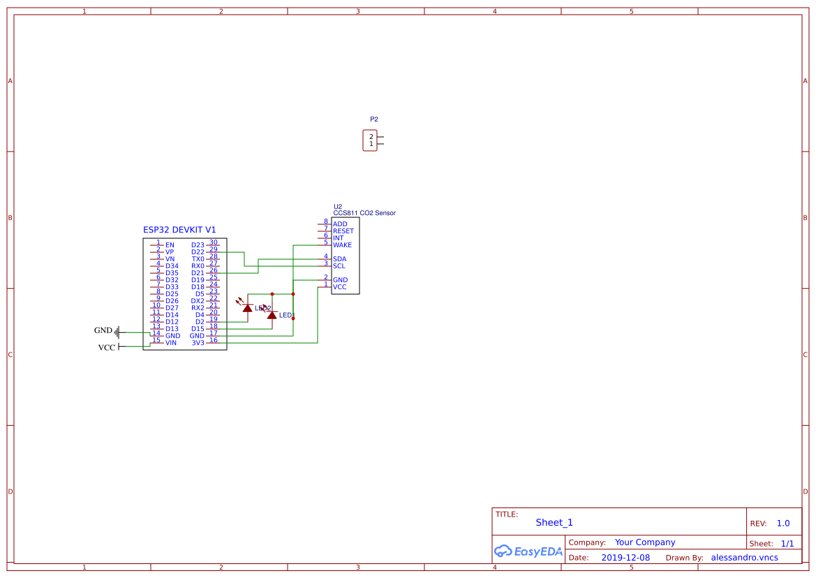 ESP32 Central ar - OSHWLab