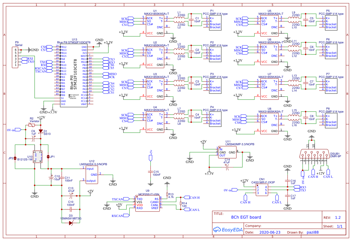 8ch_EGT - EasyEDA open source hardware lab