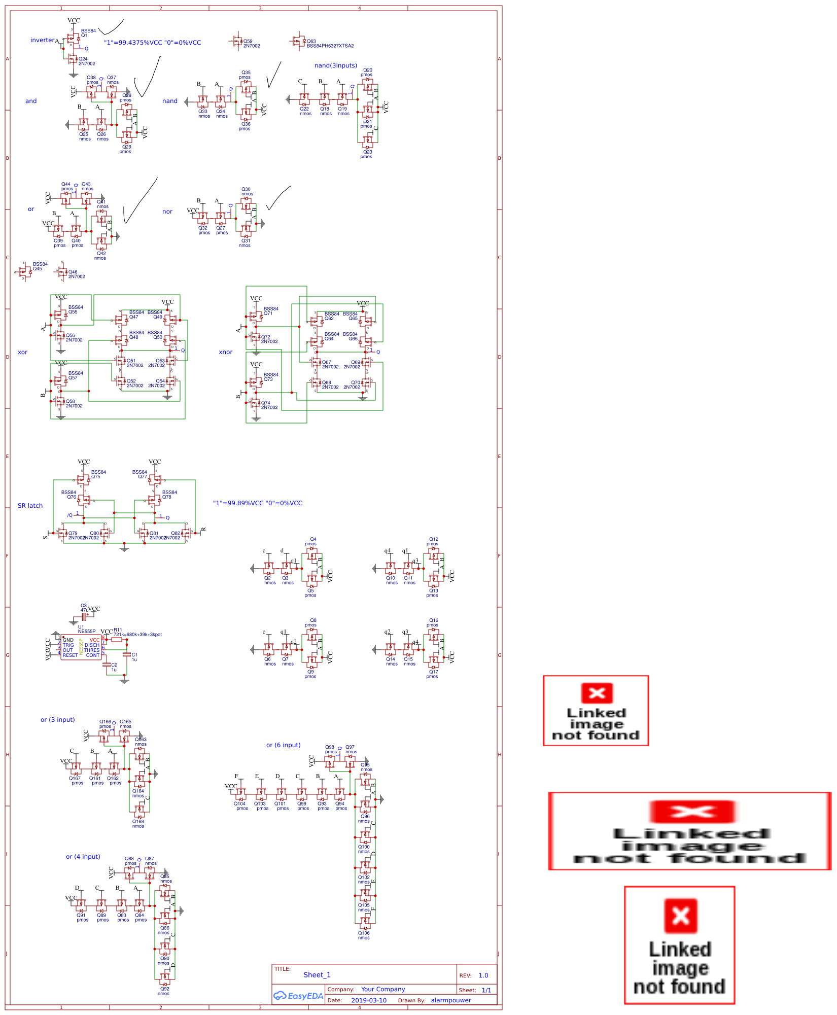 transistor gates - EasyEDA open source hardware lab