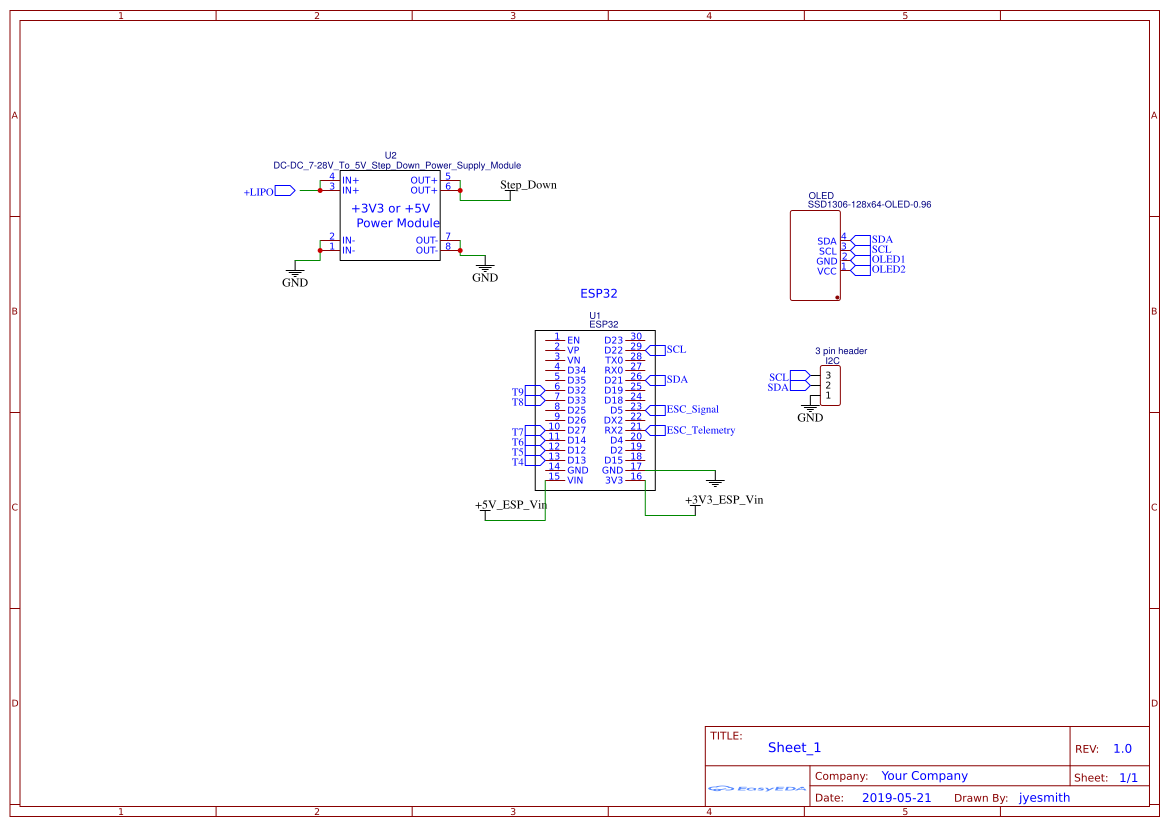 dshot esc tester - EasyEDA open source hardware lab