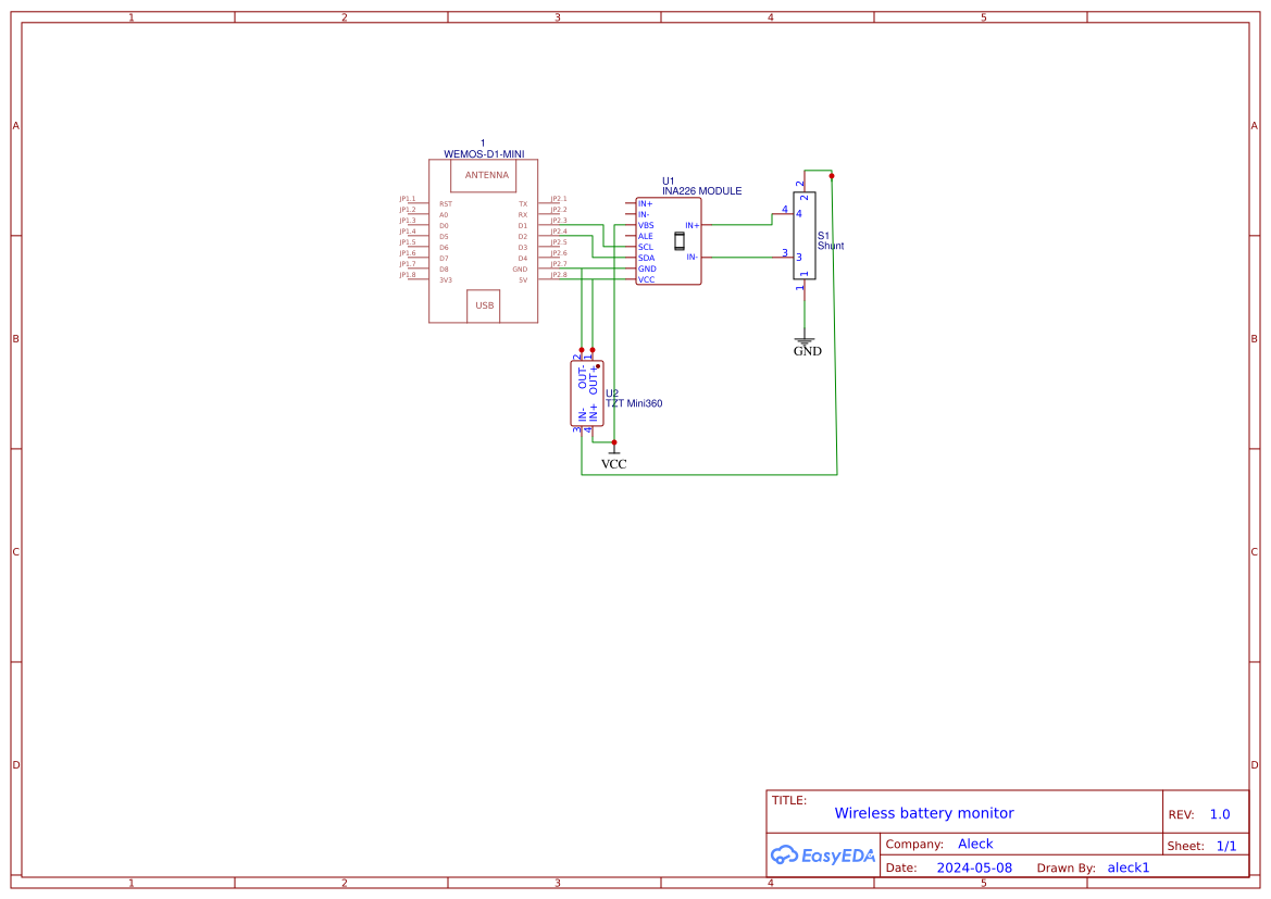Nmea Wreless Battery Monitor - OSHWLab