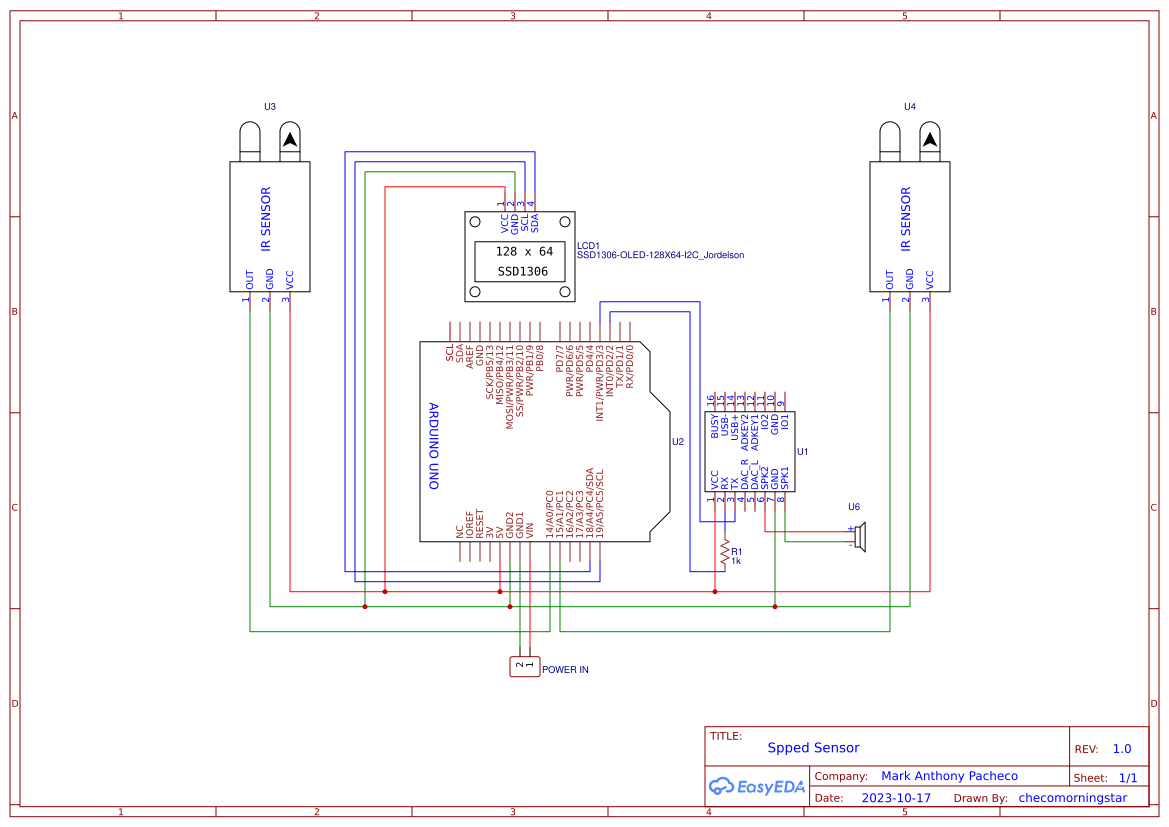 Speed Detector changed - EasyEDA open source hardware lab