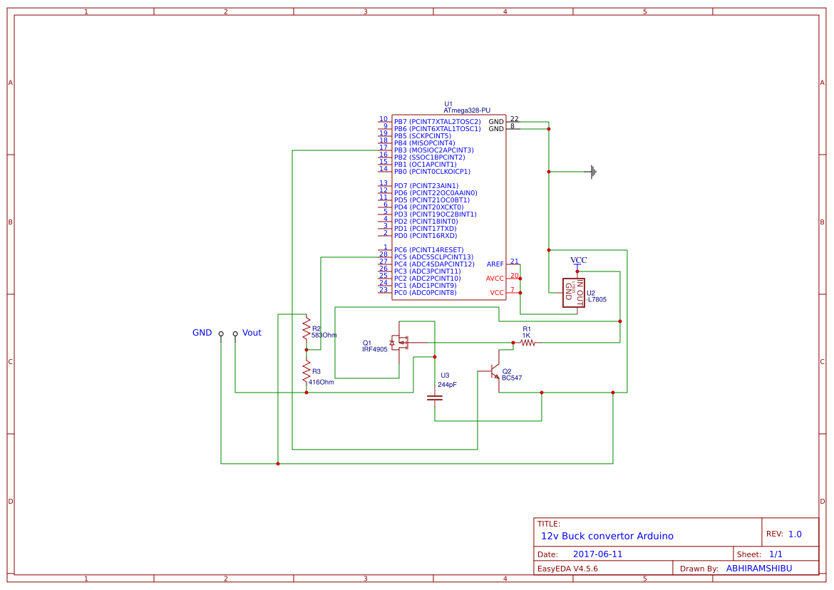 SMPS Atmega328 - EasyEDA open source hardware lab