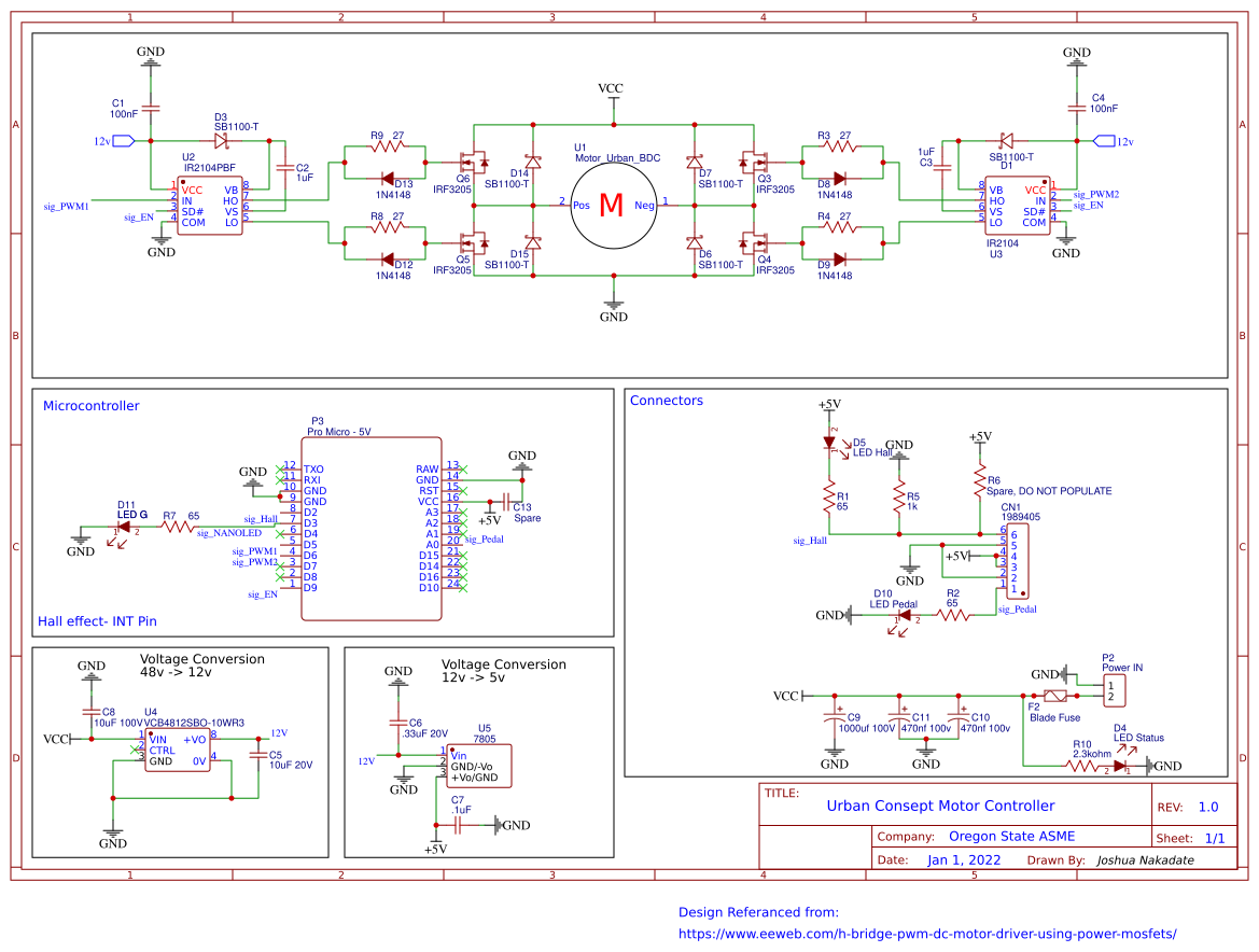 Urban Motor Controller - OSHWLab
