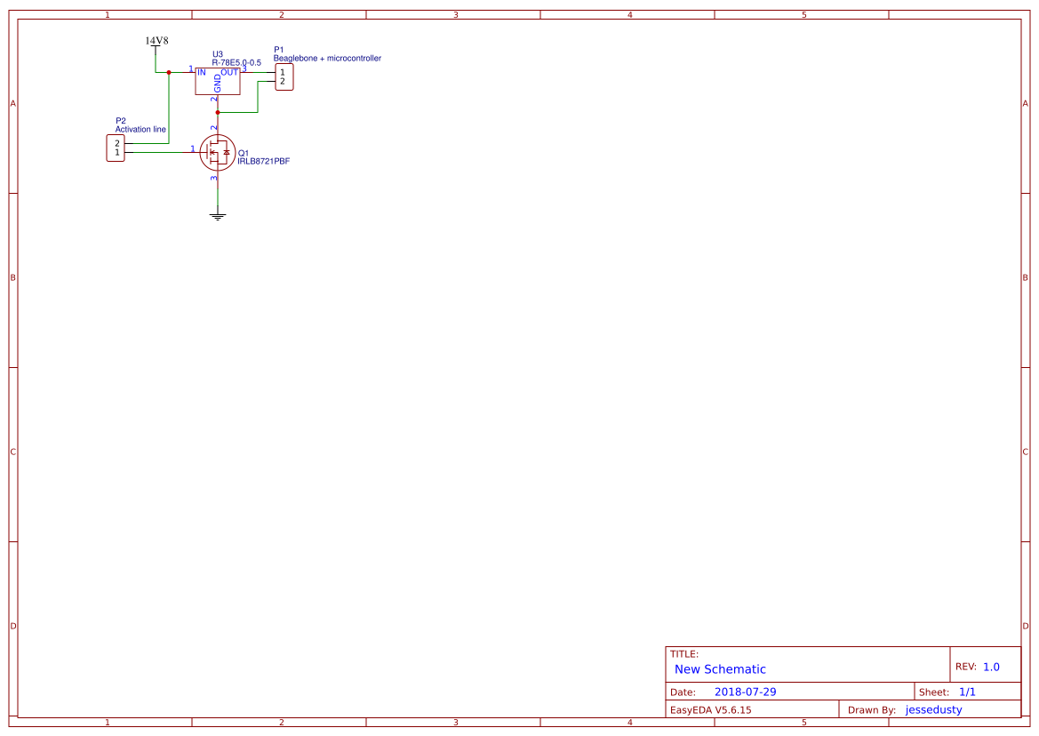 Power Distribution Board - EasyEDA open source hardware lab